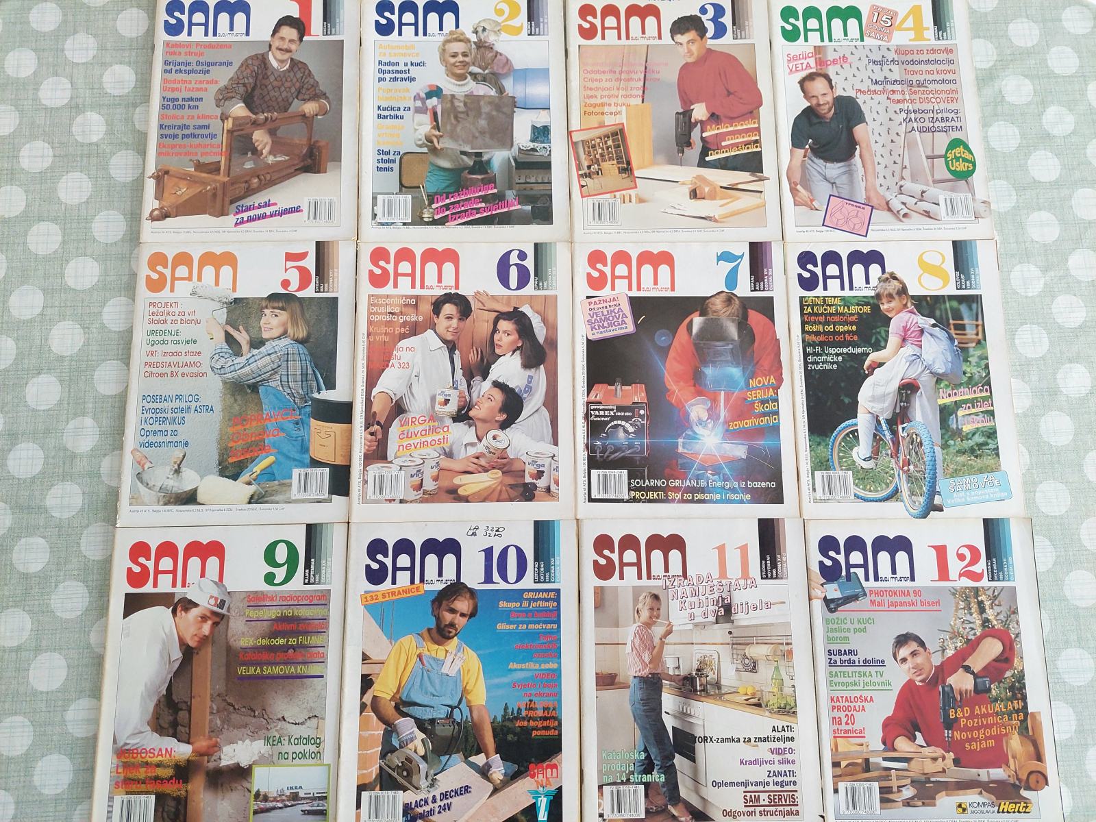 REVIJA SAM SVOJ MOJSTER,NAREDI SAM,POPRAVI SAM,OD 1983 DO 1991
