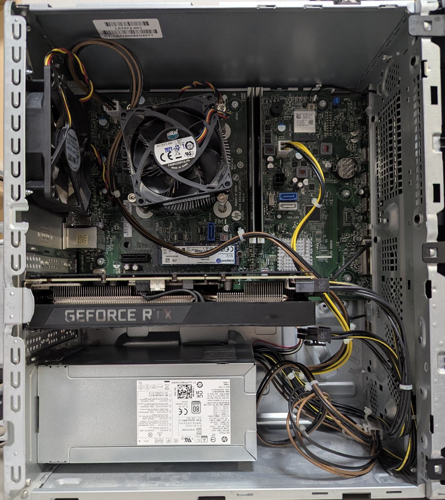 HP OEM Pavilion HP RTX 3060Ti, 32Gb DDR4 RAM, AMD Ryzen 5 5600G, 2TB