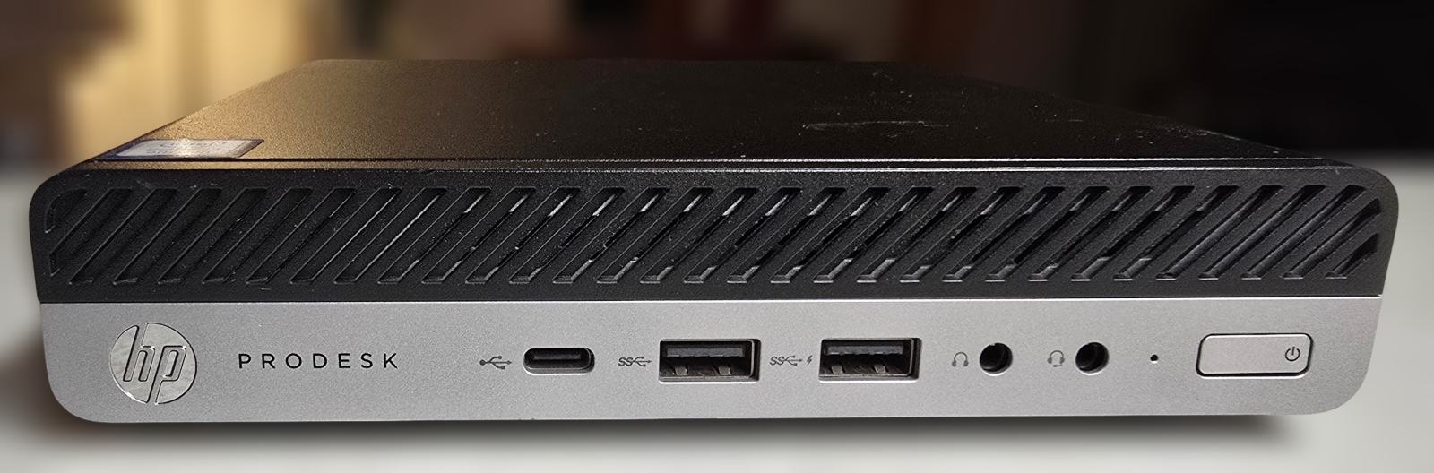 HP ProDesk 600 G5 mini i3-9100T 8GB RAM 256GB NVMe Win 11 Pro + Office