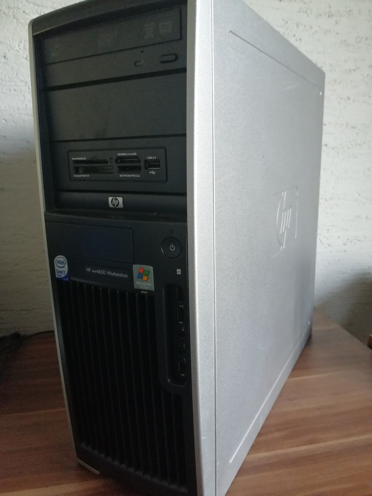 HP xw4600 workstation quad core/8gb/500gb/W10