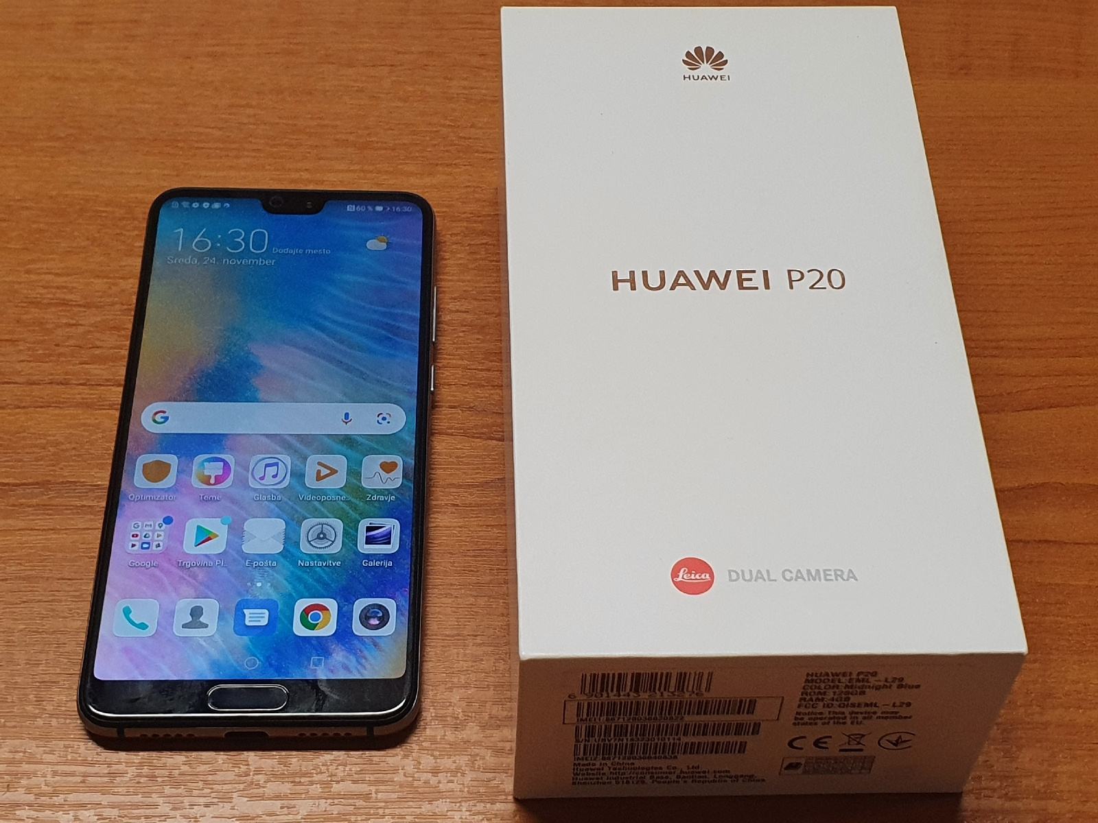 HUAWEI P20, MATE 20 in P20 Lite - 128 GB - KOT NOV