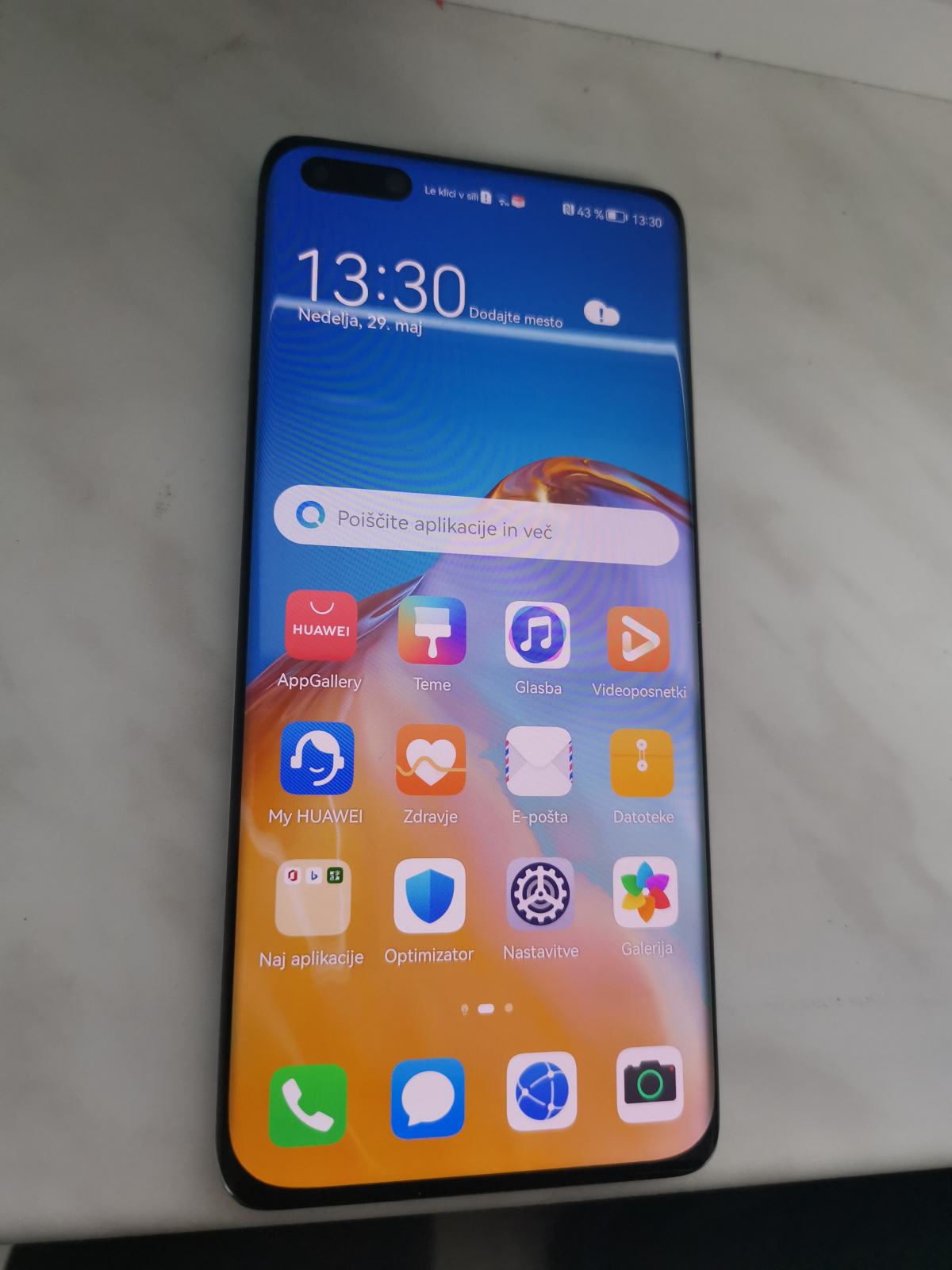 Huawei P40 PRO Silver frost 256 / 8 GB kot nov, star 1 leto