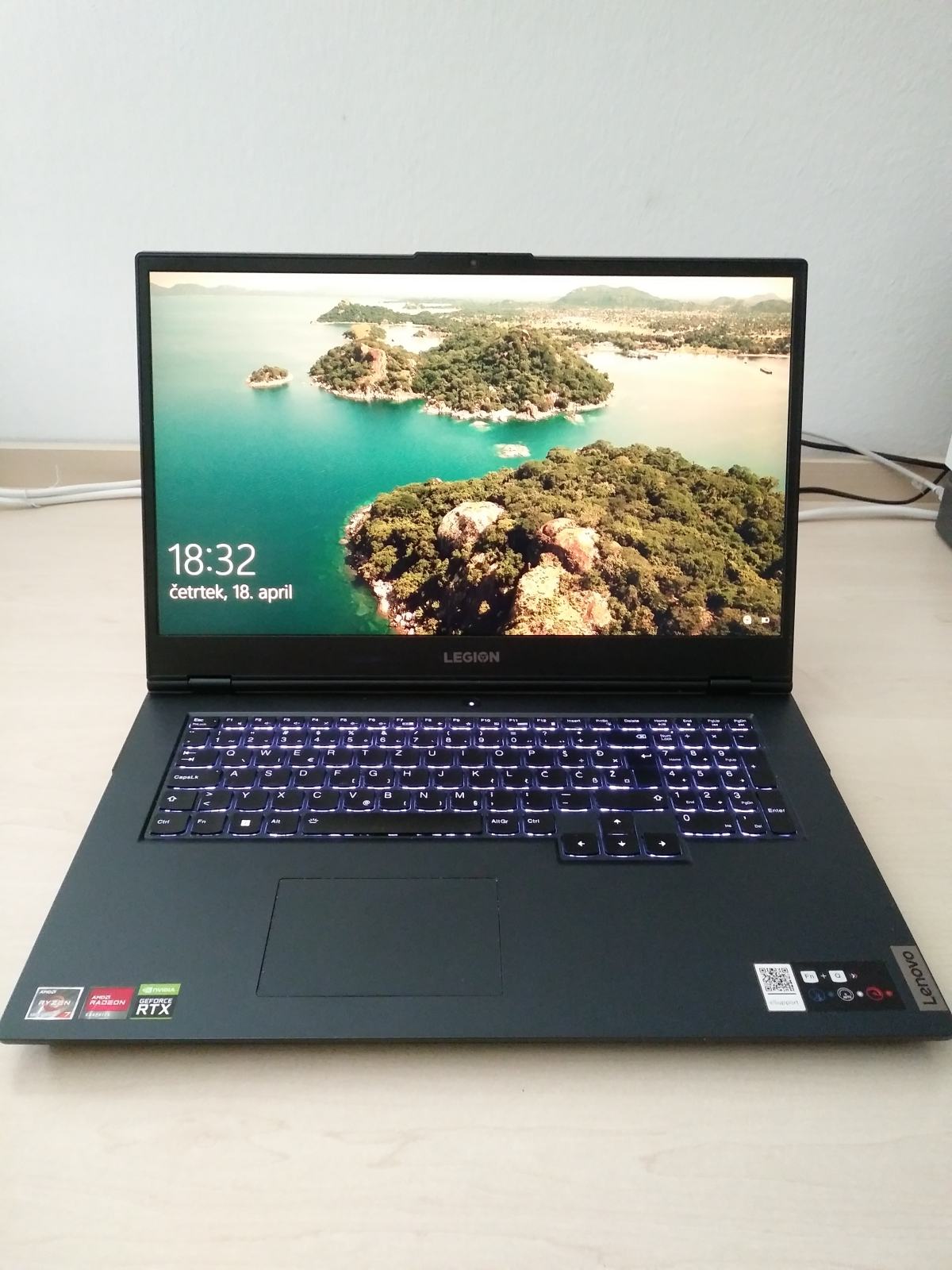 Lenovo Legion 5 Ryzen 7 RTX 3060 17 inch