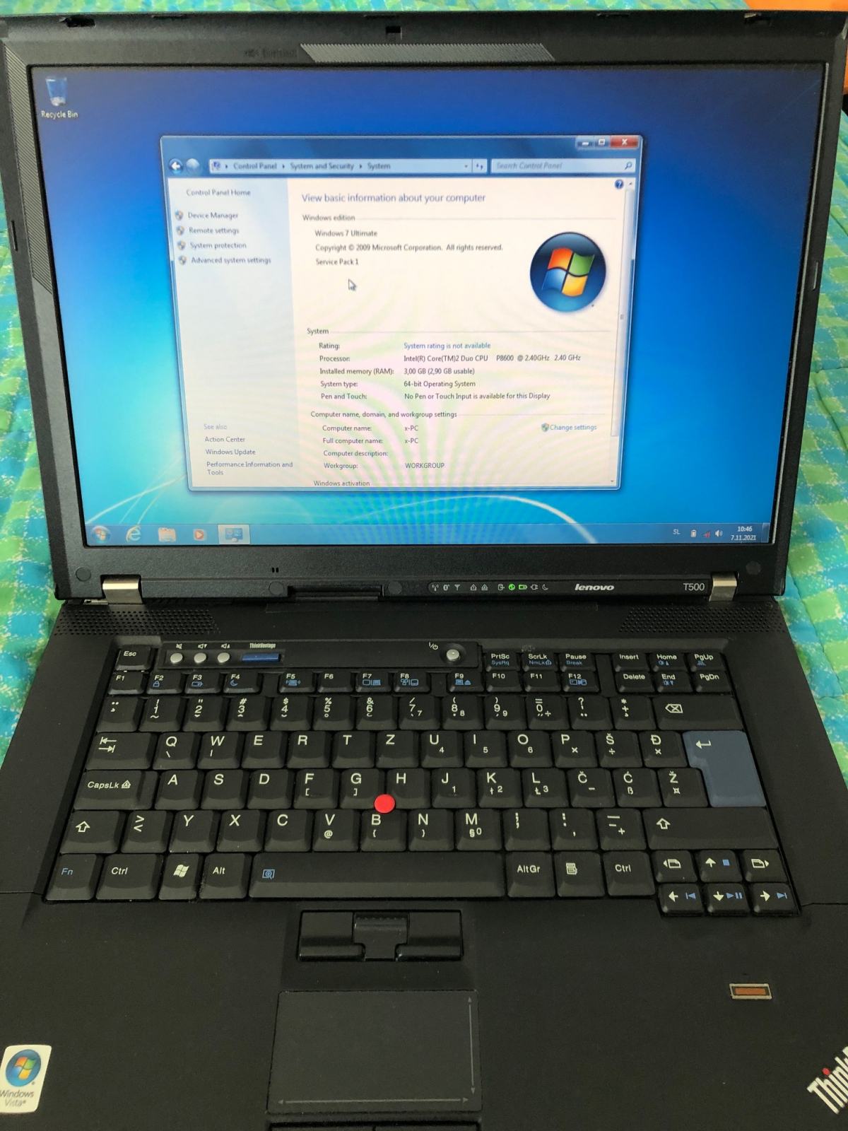 Lenovo T500
