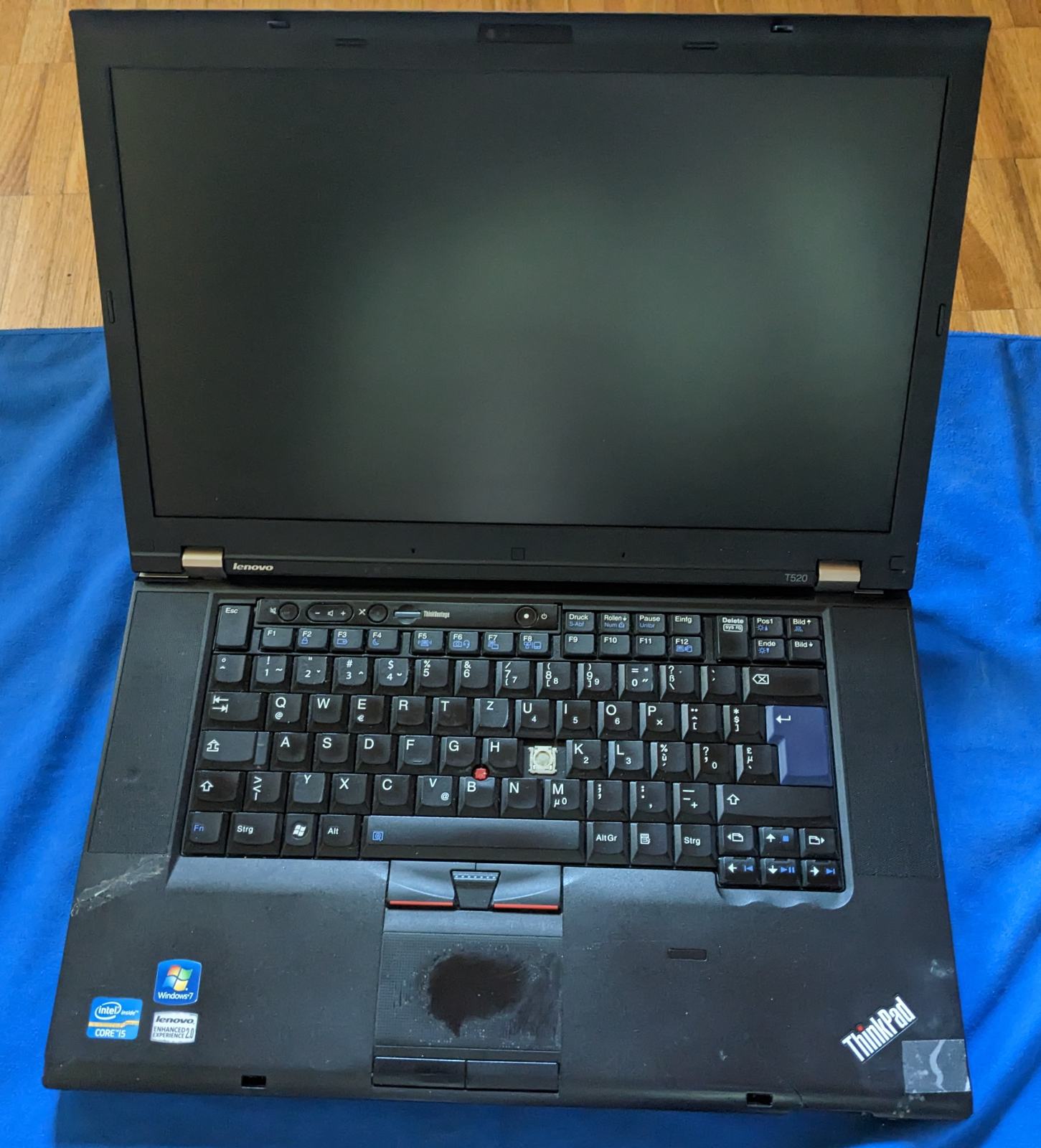 Lenovo Thinkpad T520 Nedelujoč