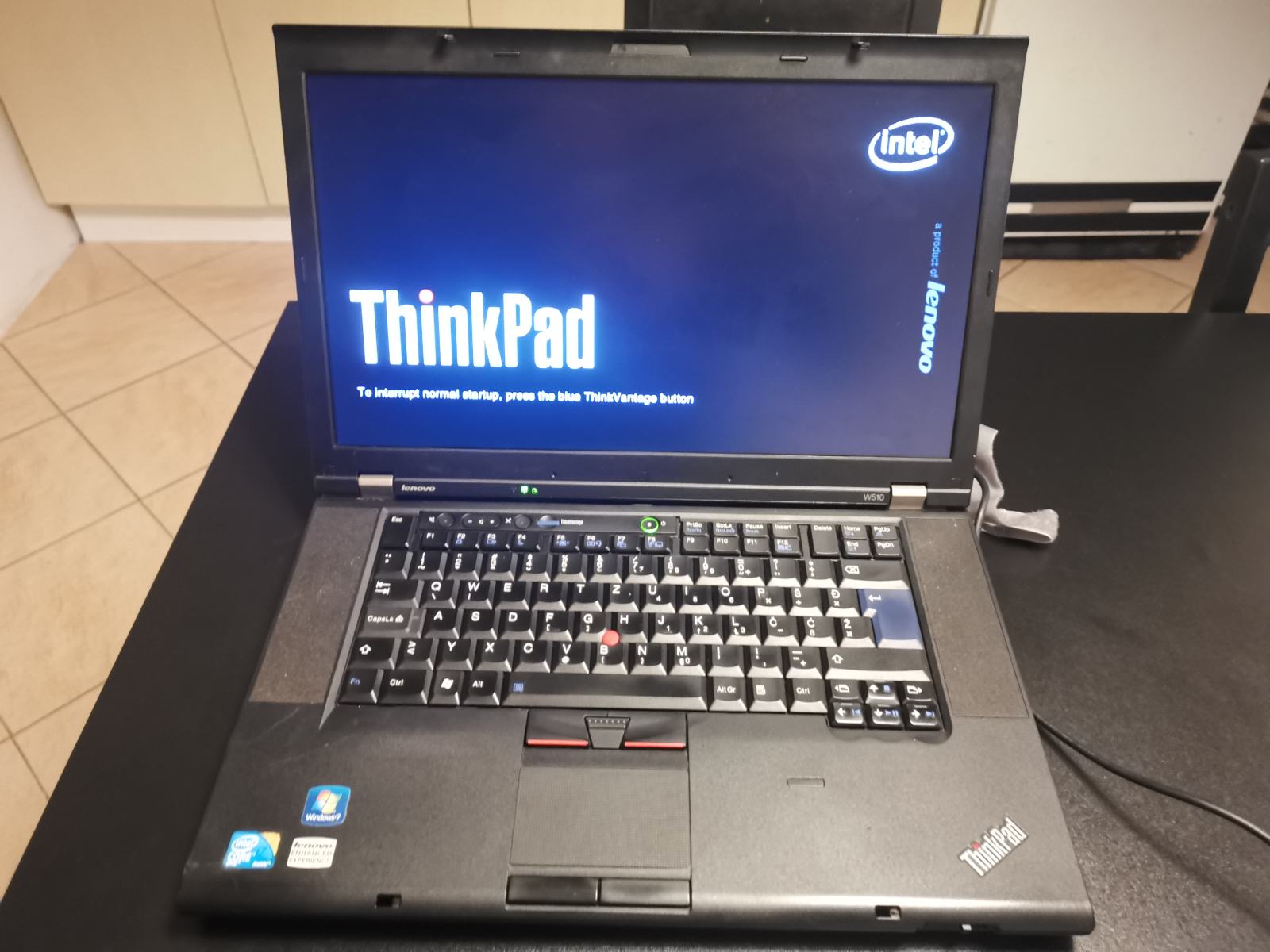 Lenovo ThinkPad W510, i7 720Q, 8GB RAM, 128GB SSD, 15,6 col, NVIDIA