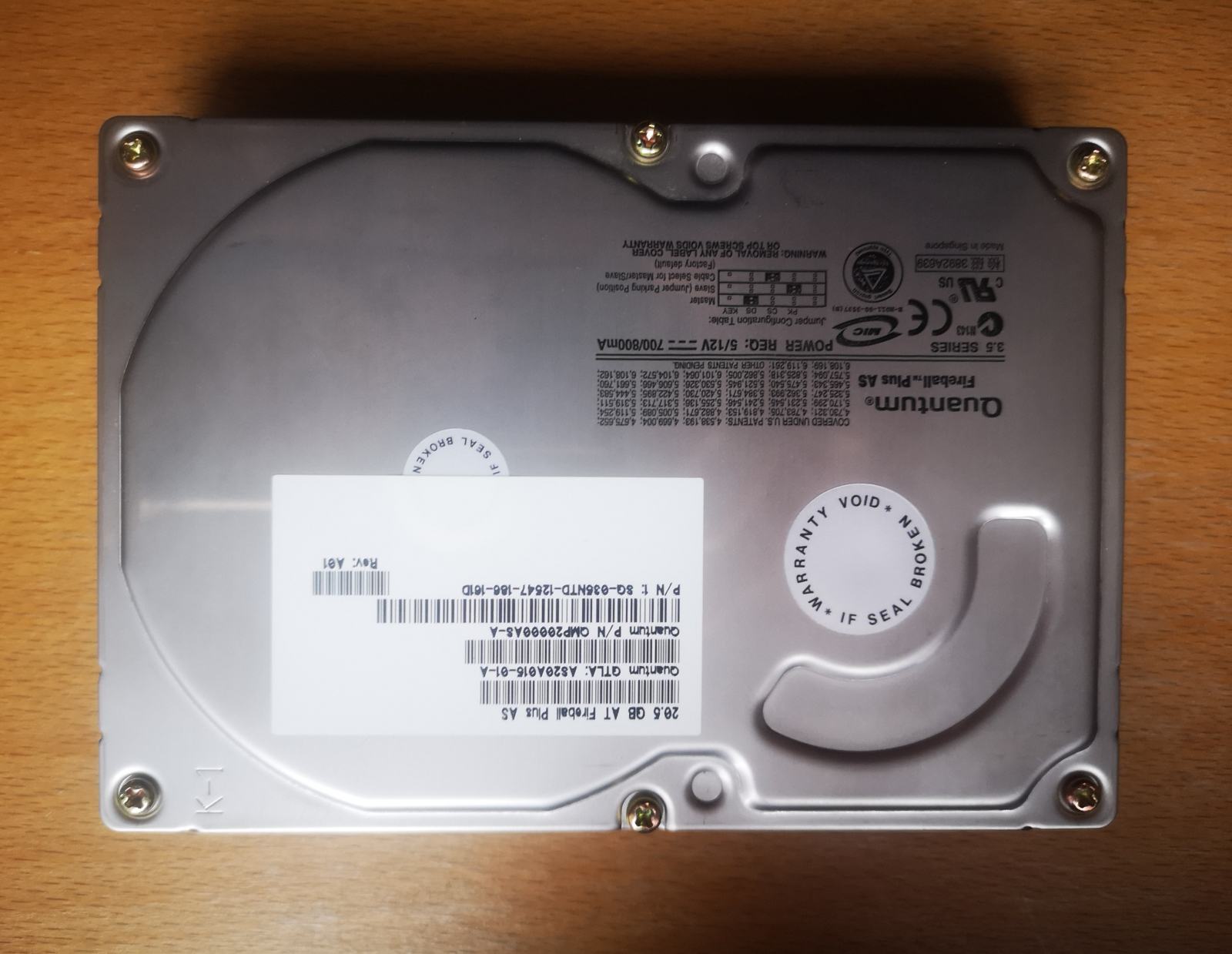 Quantum Fireball 20GB (IDE)