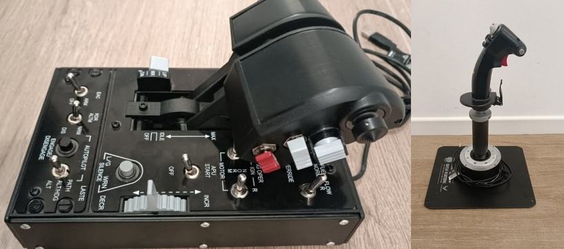 SET FLIGHT Hotas Warthog Dual Throttles + povišan Joystick