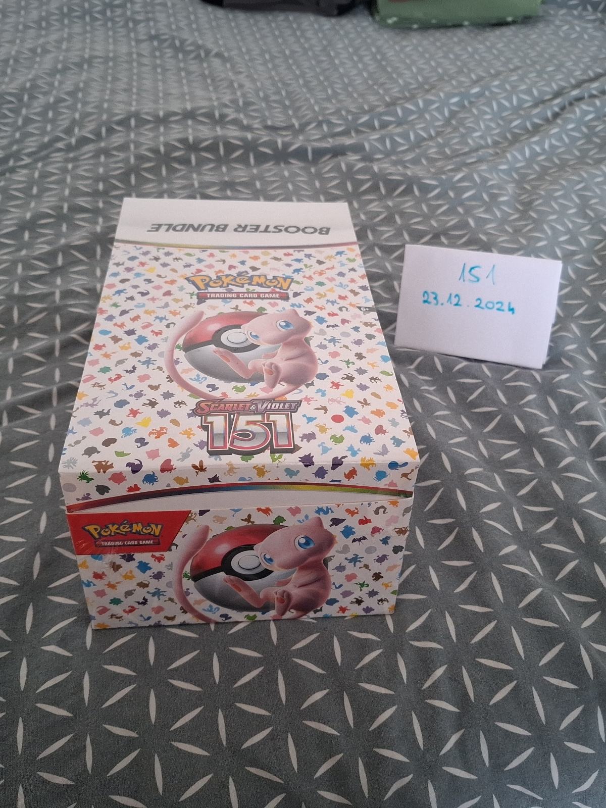 151 Booster Bundle display case