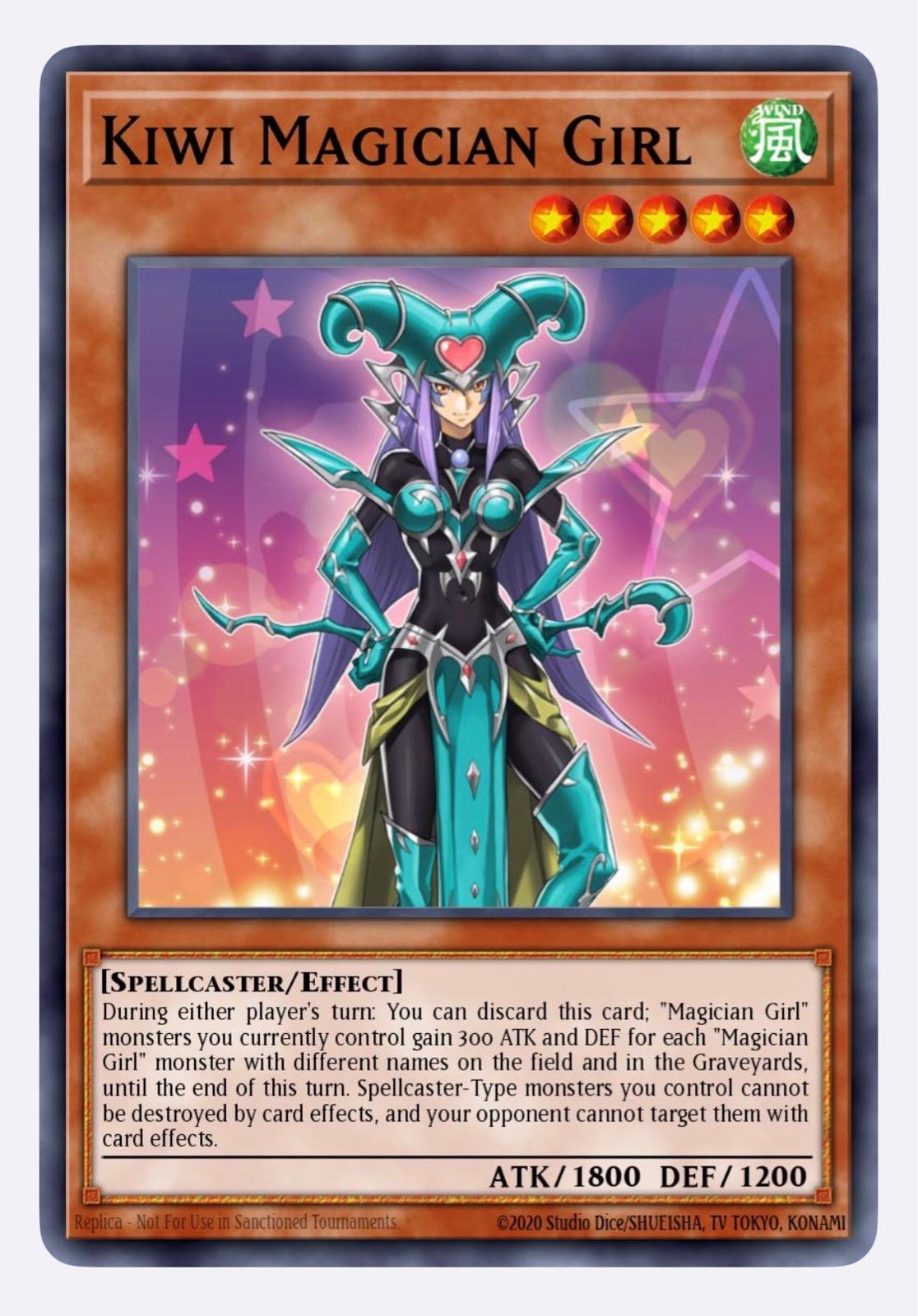 kiwi magician girl (MVP1-ENG16) yu gi oh karta