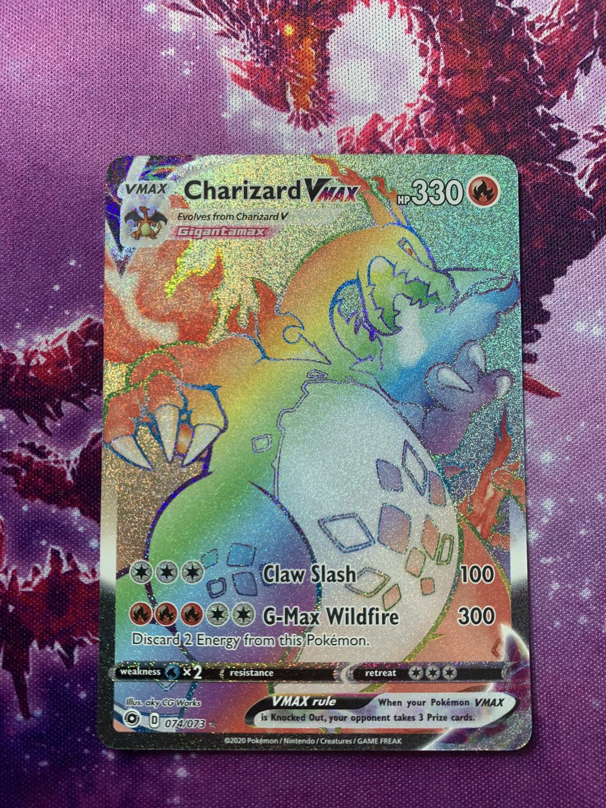 Pokemon karta Charizard VMAX (CPA 74) - Champions Path