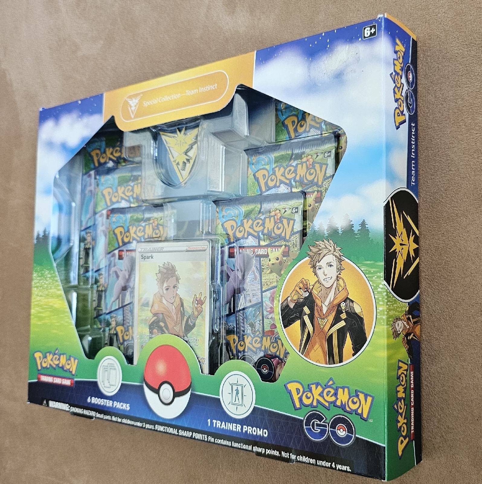 Pokemon GO karte TCG 6x booster packs 1 trainer promo
