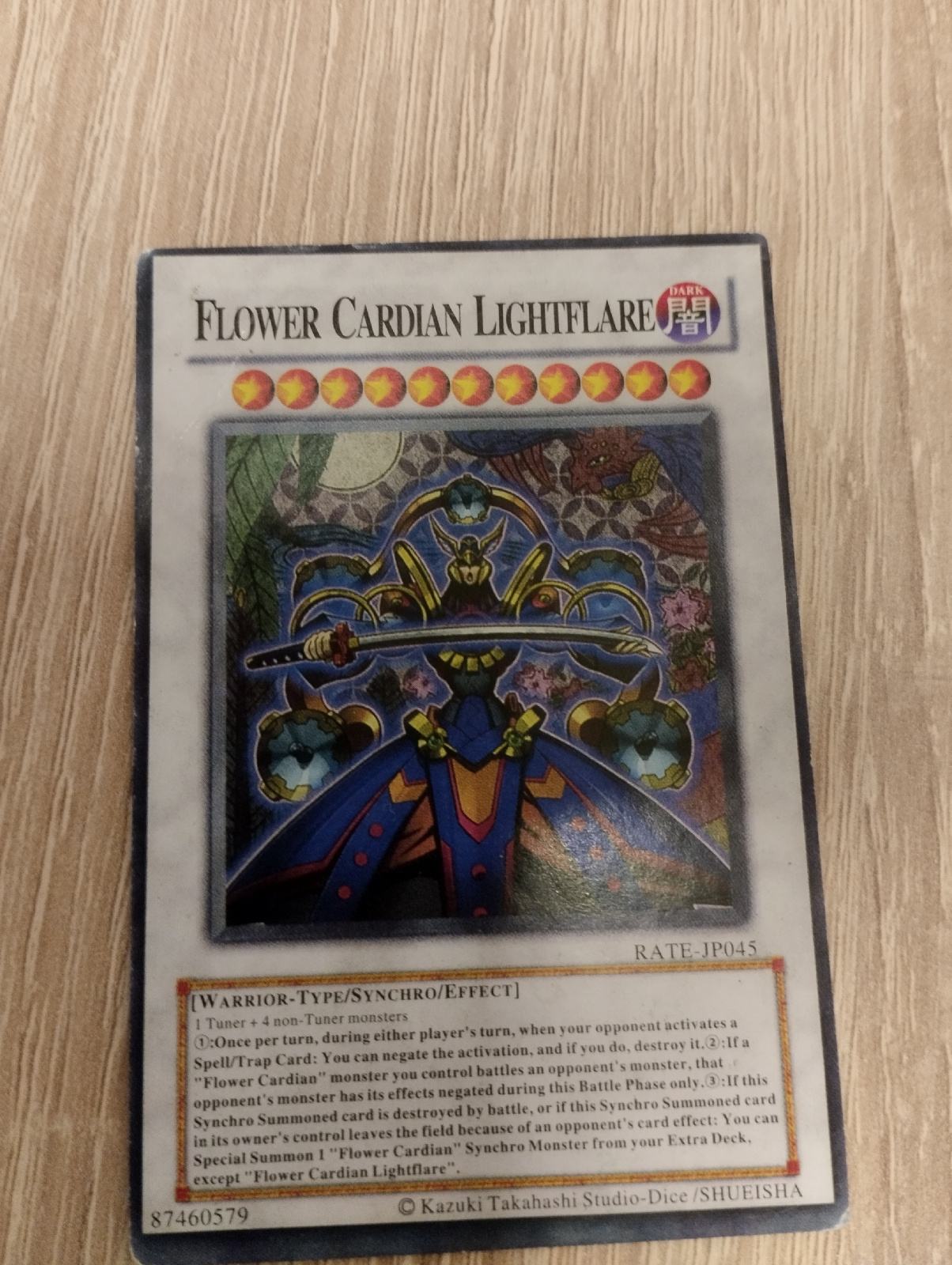 Yu-Gi-Oh KARTA Flower Cardian Lightflare