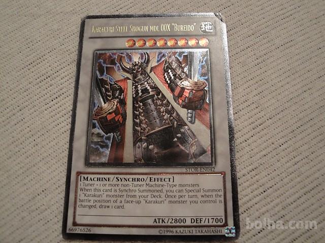 Yu - Gi - Oh Karte - Karakuri Shogun Burei+močne karte