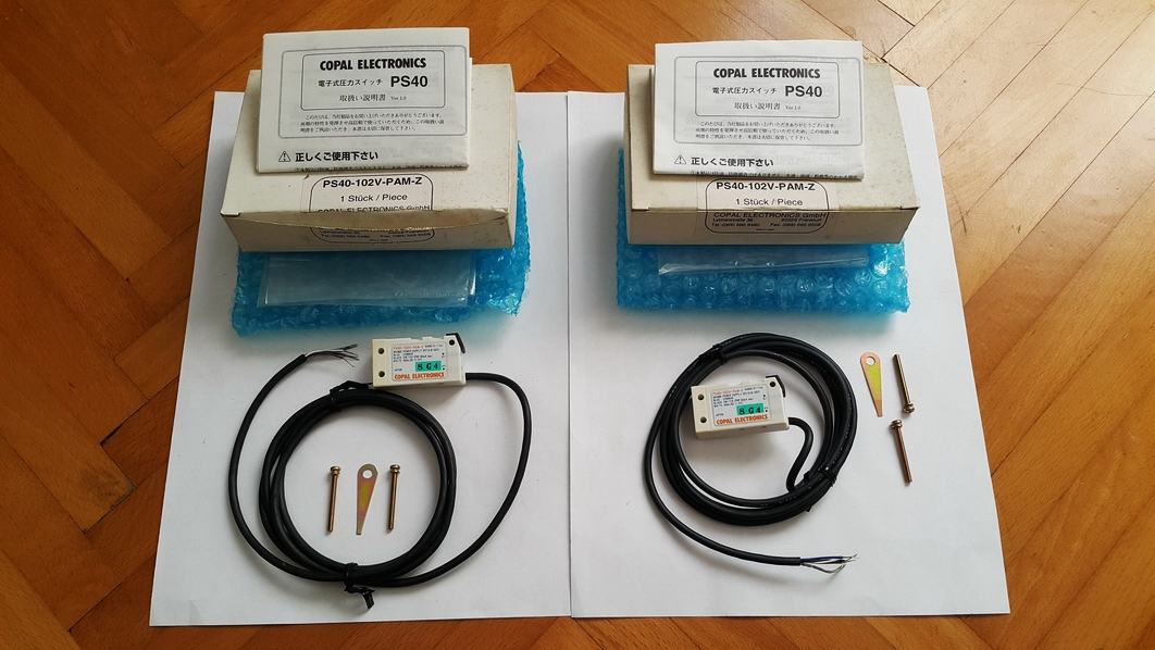 2 Copal industrijska elektronska tlačna stikala, model PS40-102V-PAM-Z