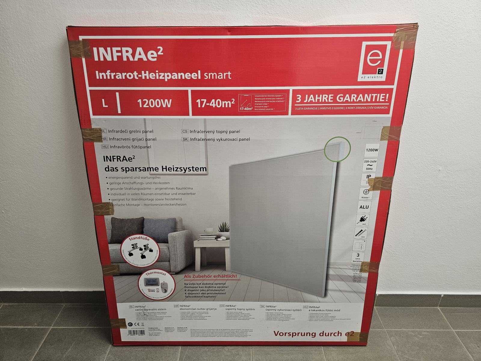IR panel INFRAe 1200 W