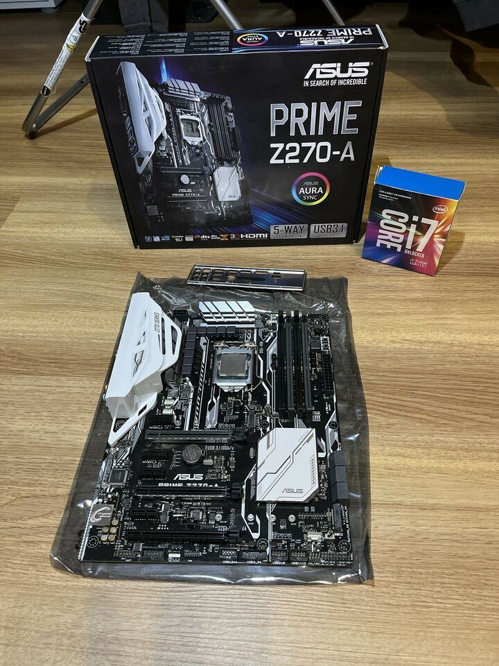 Asus Prime z270-A, i7 7700K, 16GB Corsair Vengeance