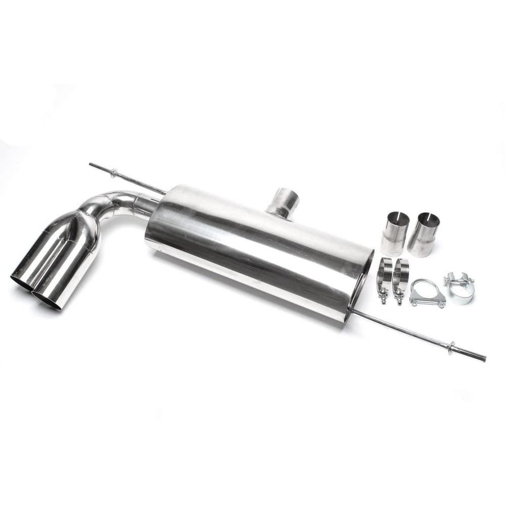 Ta Tehnix inox športni izpušni lonec VW Golf 5 plus 2x76mm oster rob V
