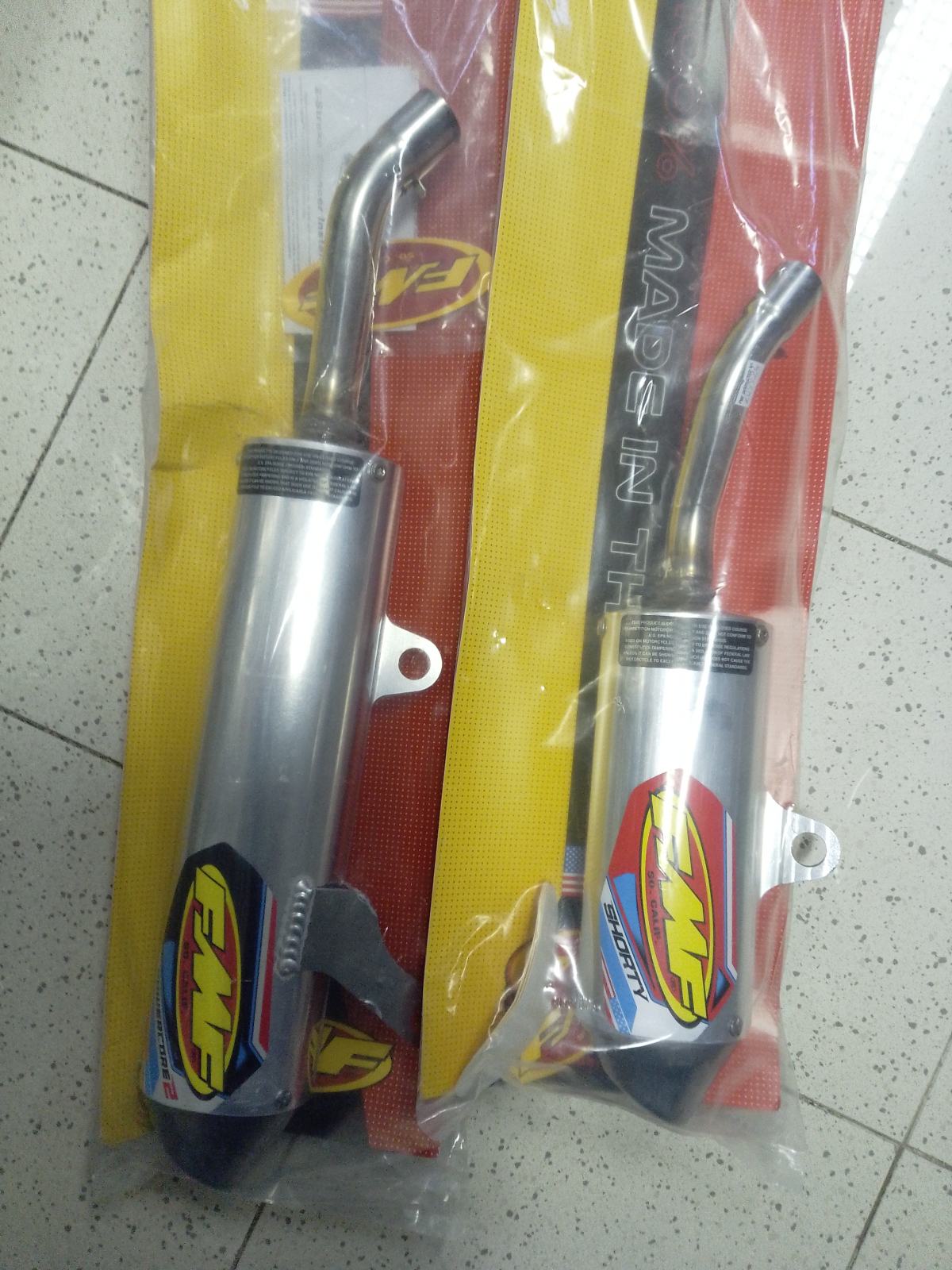 FMF POWERCORE 2, FMF SHORTY YAMAHA