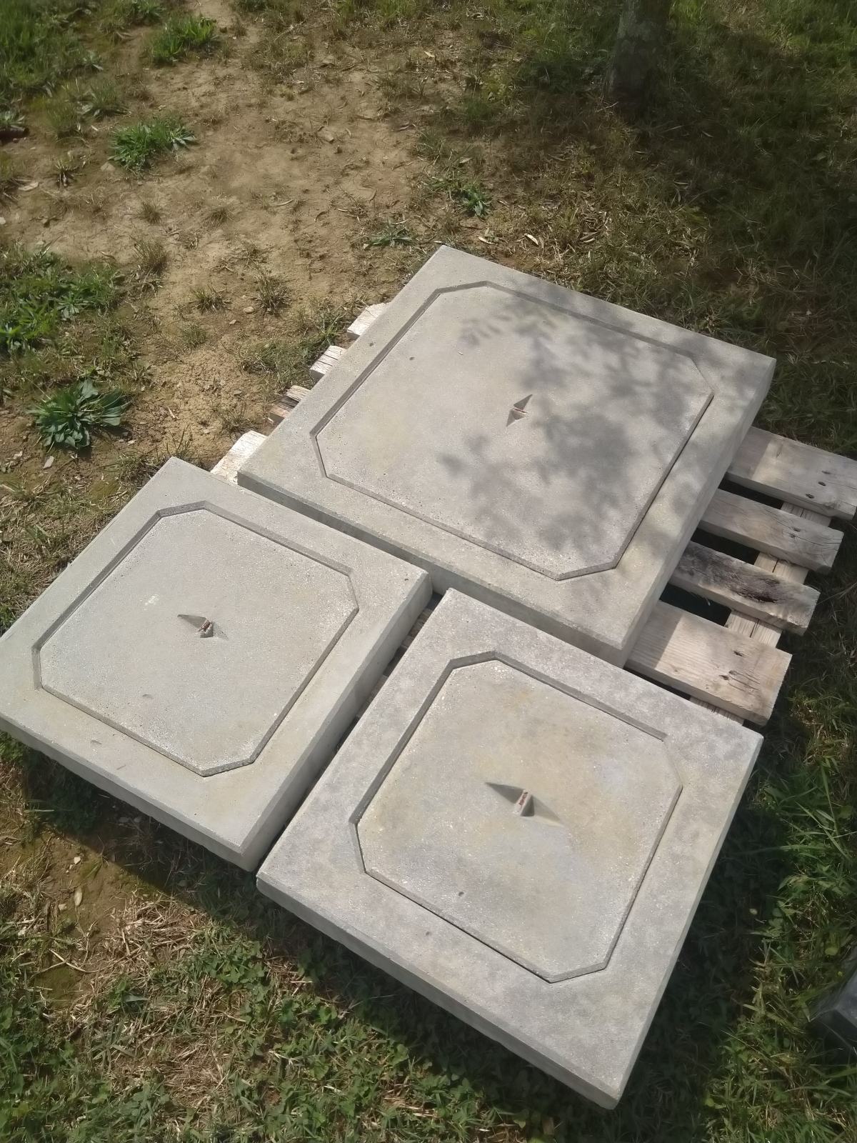 Betonski pokrov za jašek BIM kvadraten 50 cm ali 70 cm