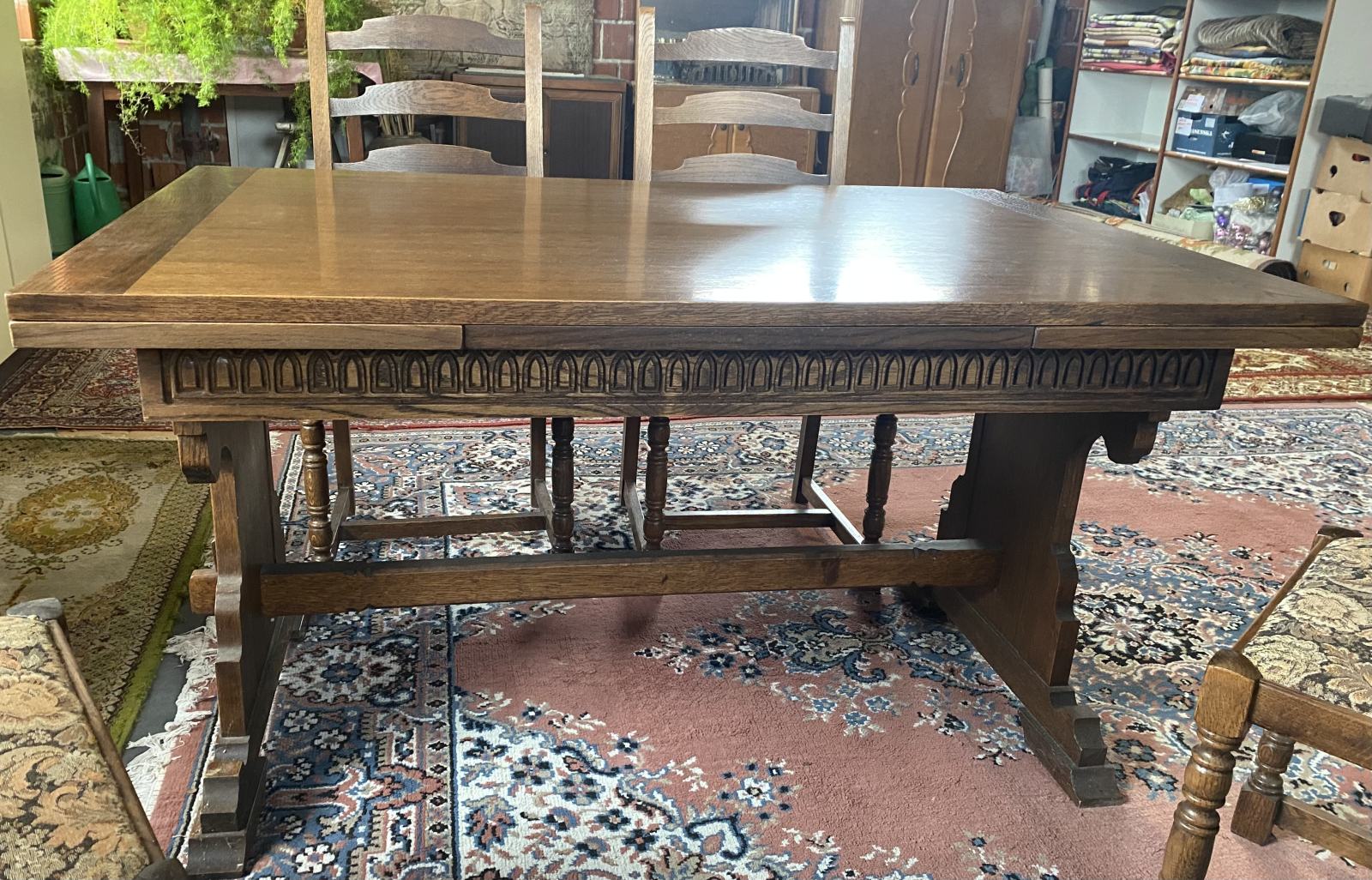 Miza Hrast masiva (raztegljiva)