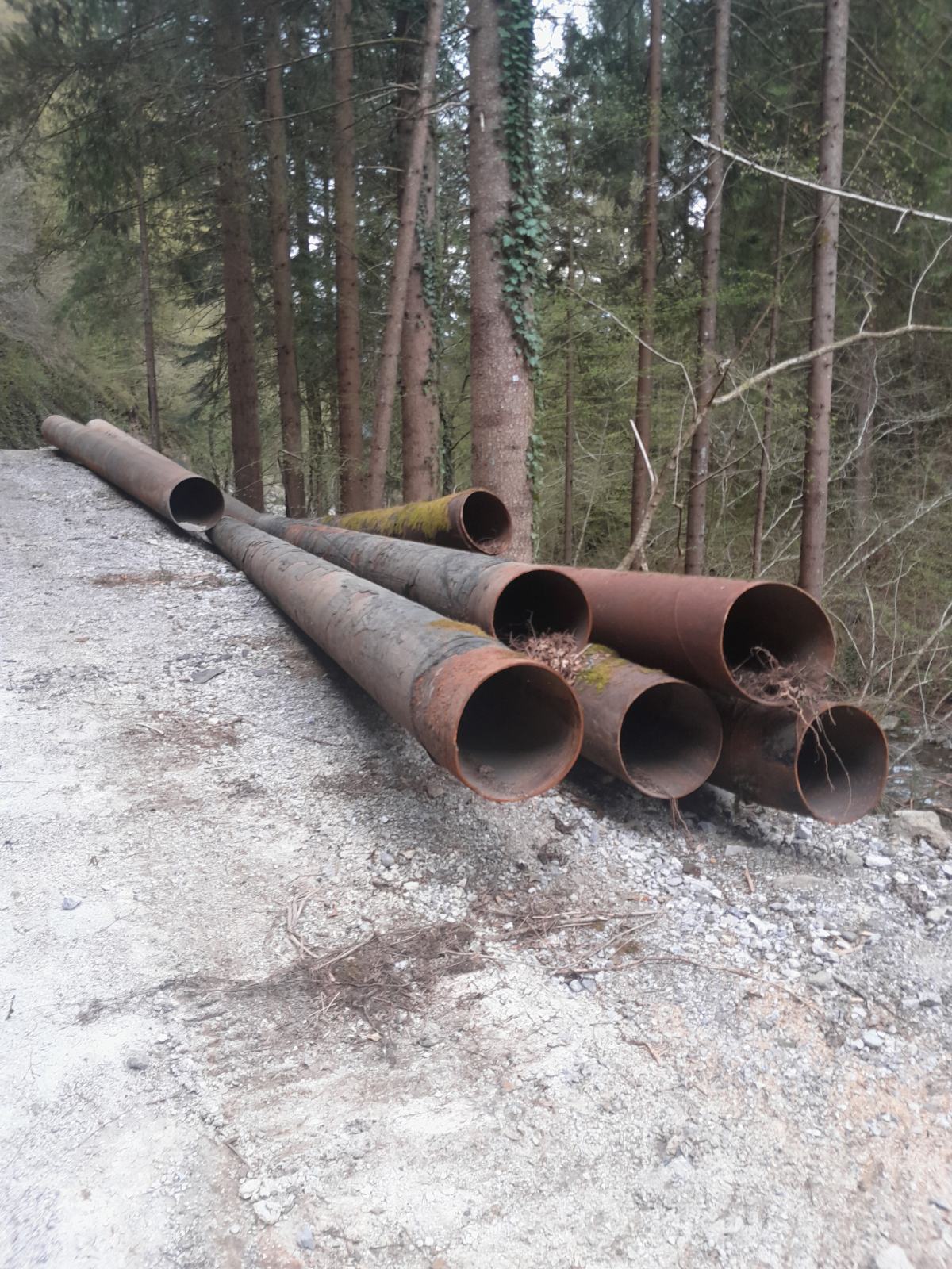 Jeklene cevi fi 450mm in fi 500mm