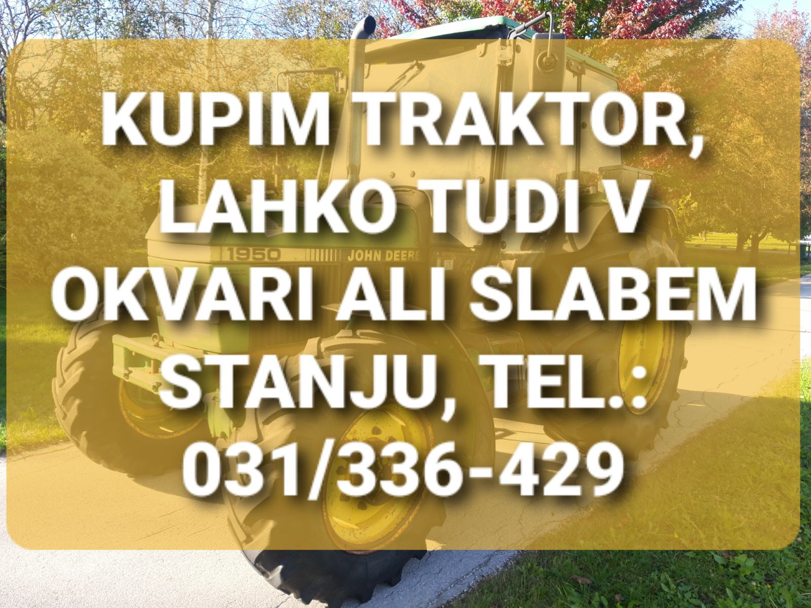KUPIM TRAKTOR