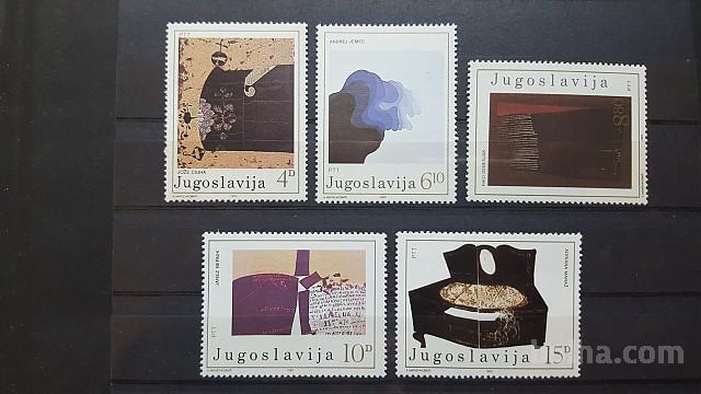 moderno slikarstvo - Jugoslavija 1982 - Mi 1957/1961 - čiste (Rafl01)