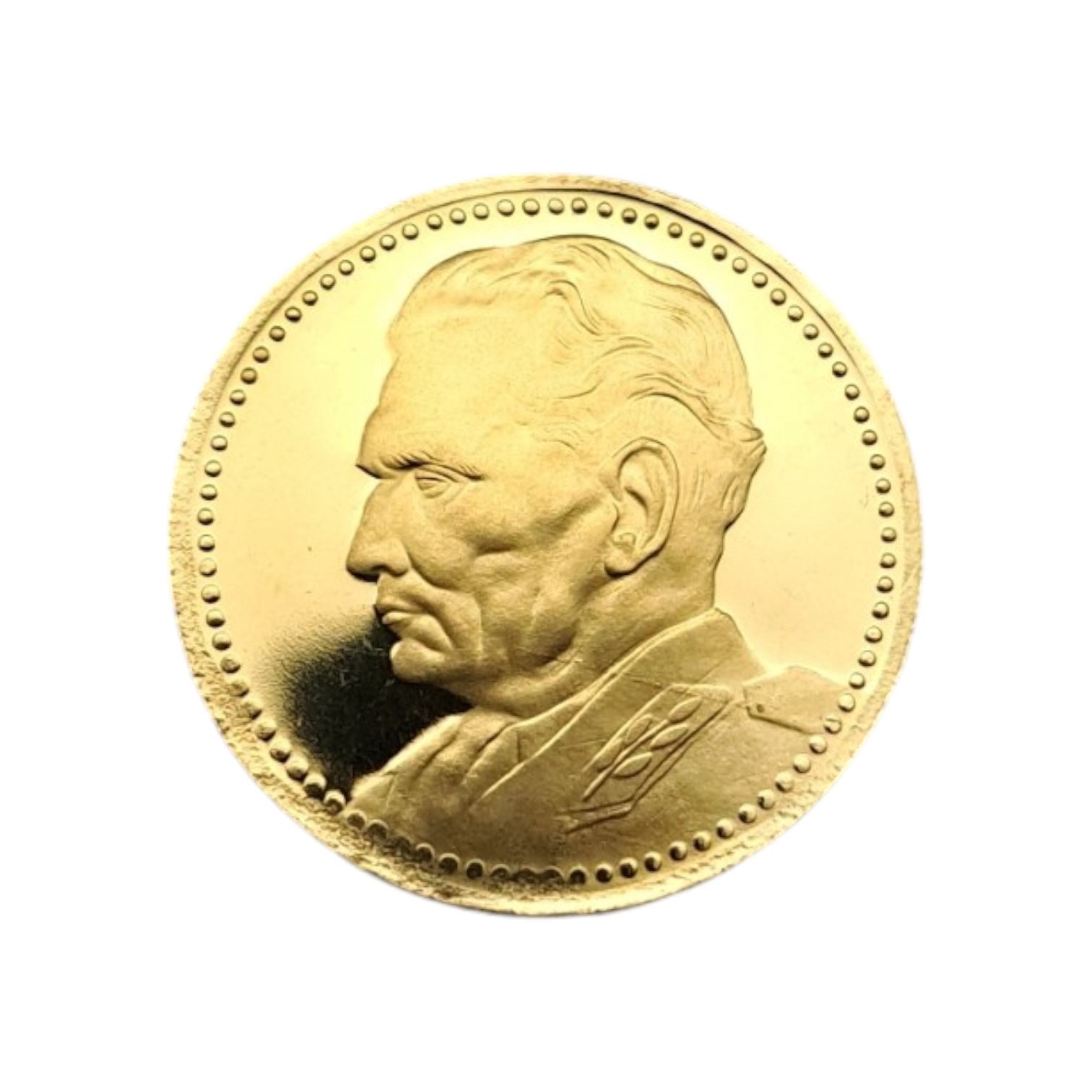(11812) Zlatnik Tito 1937/1977 21K 900/1000; masa=9.95g