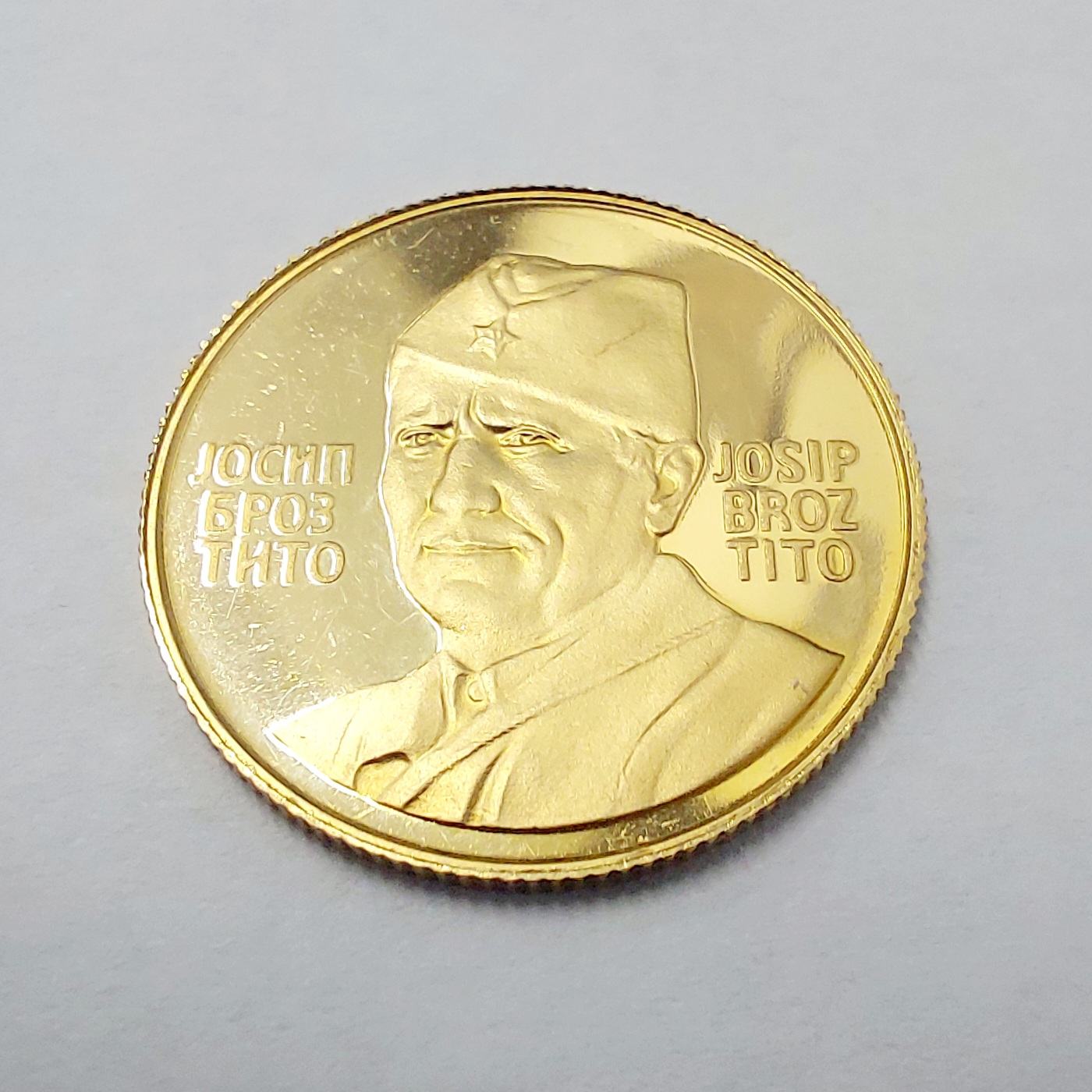 (7694) Josip B. TITO Avnoj 1943-1983 21K 900/1000;masa=3.97g
