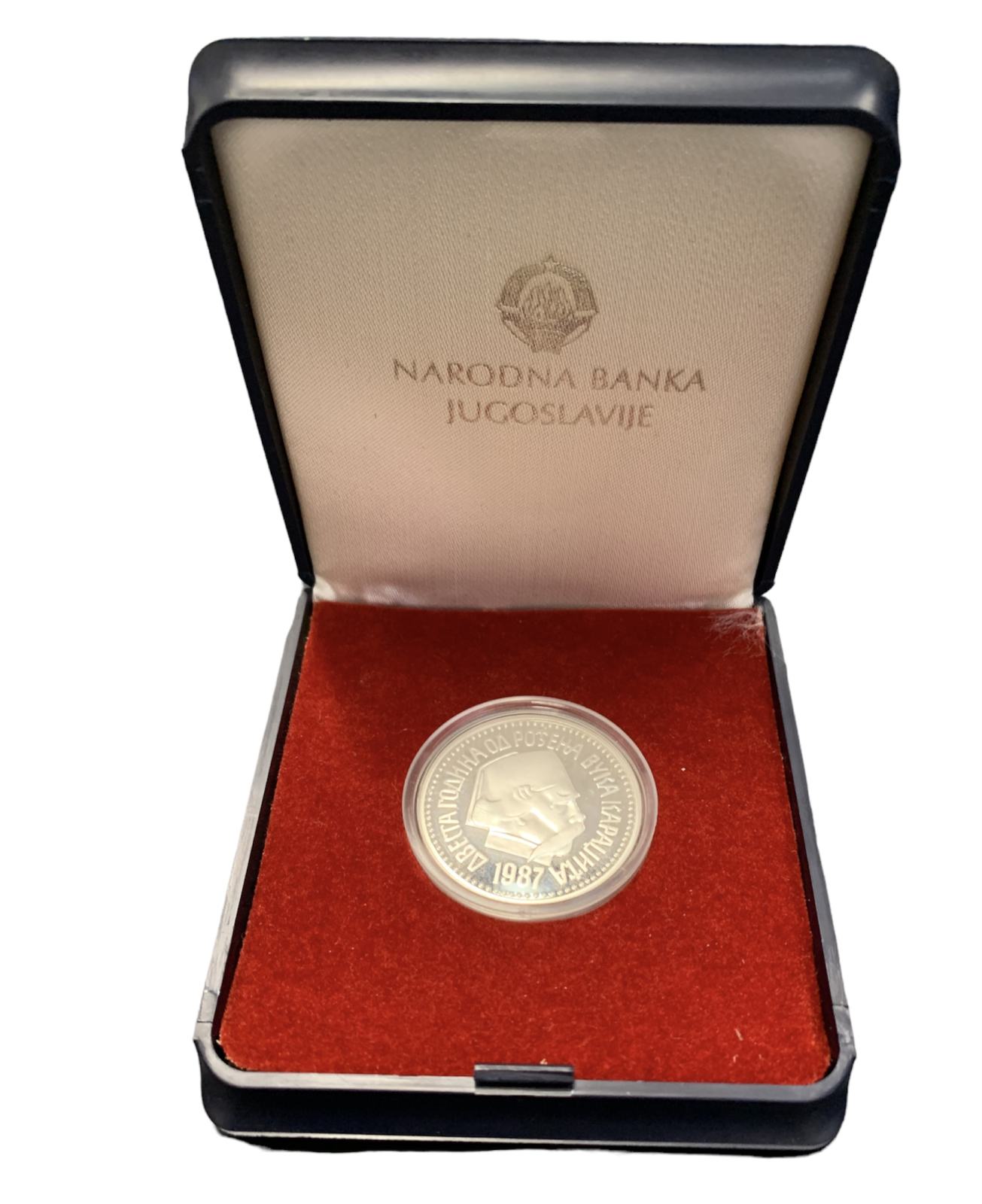 (8109) Srebrnik 925/1000 5000 dinarjev Vuk Karadžić; masa=17.08g