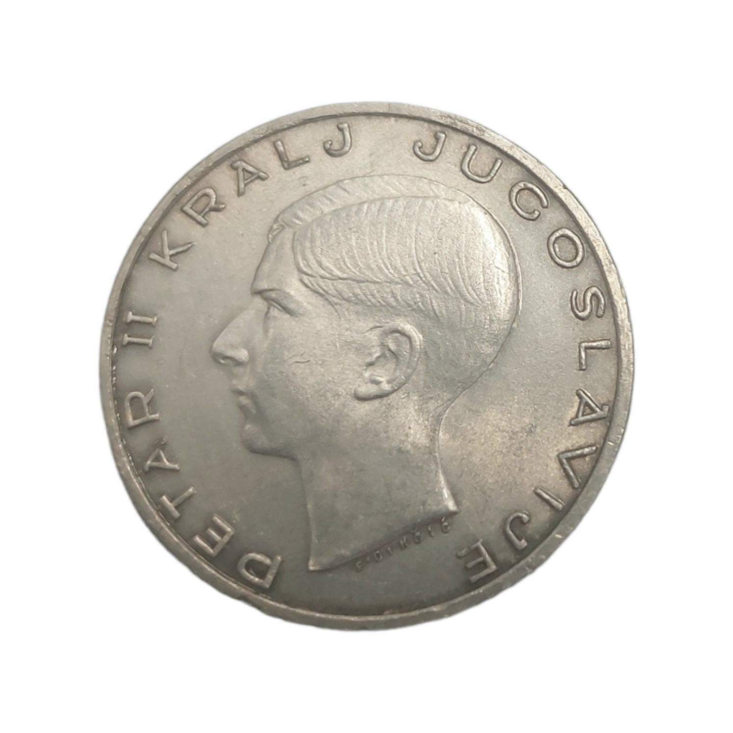 (8987) Srebrnik 20 Dinara Peter ll. 750/1000; masa=9.03g