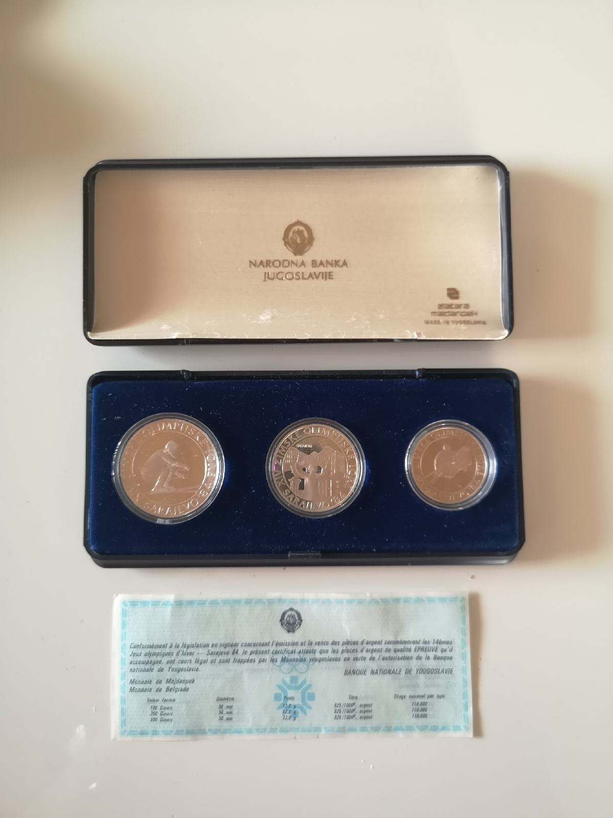 SREBRNIKI OLIMPIJSKE IGRE V SARAJEVU 1984