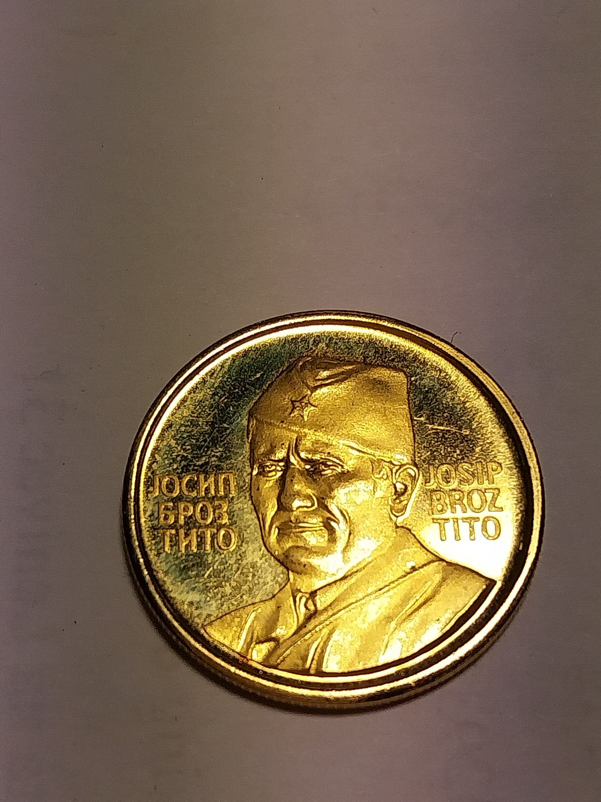 Zlatnik Josip Broz Tito