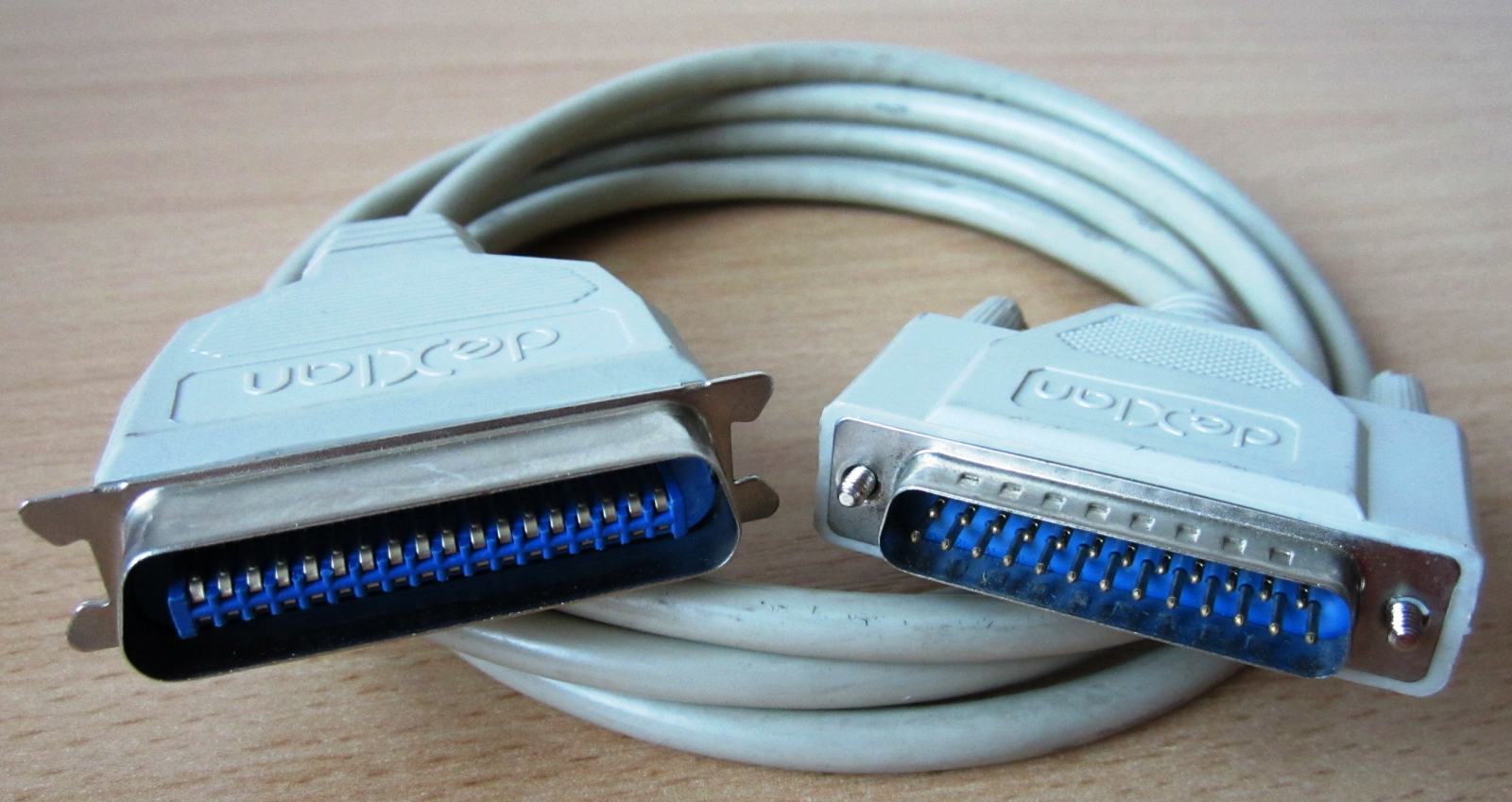 Kabel LPT-paralel centronics - 1,8m 25 POL