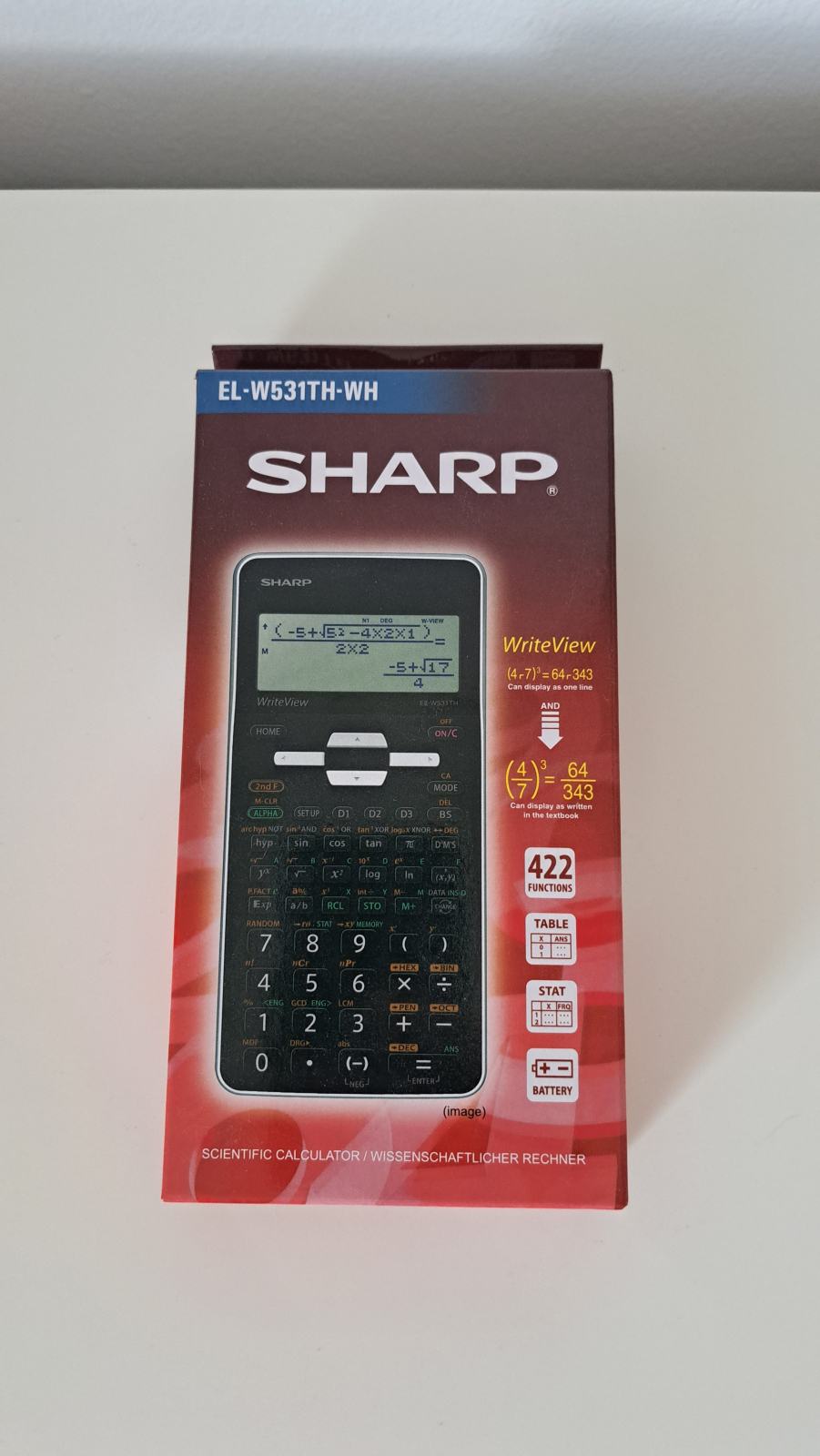 Sharp tehnični kalkulator ELW531THWH