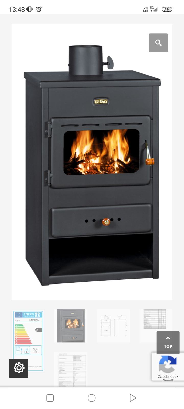 Kamin prity k1
