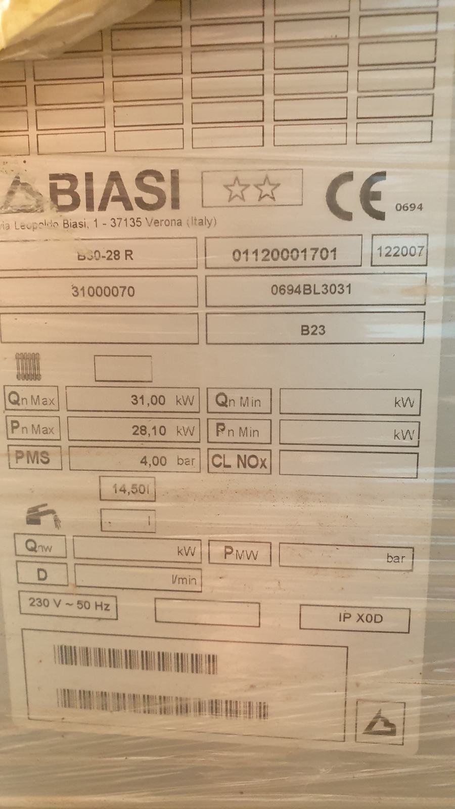 NOVA pec na olje ali plin