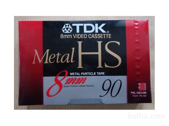 TDK 8mm video cassette (metal HS) 90 min