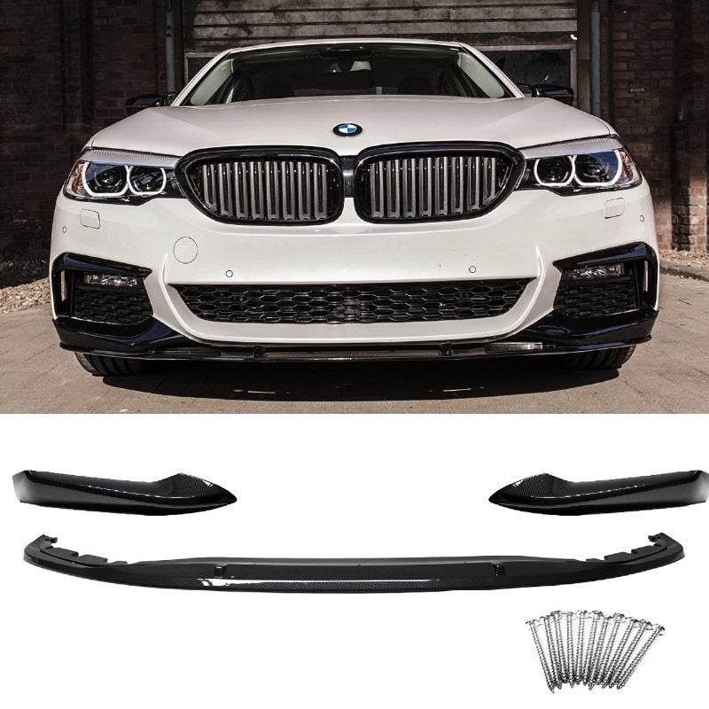 Sprednji podaljšek odbijača BMW 5 G30 G31 M-Performance karbon izgled