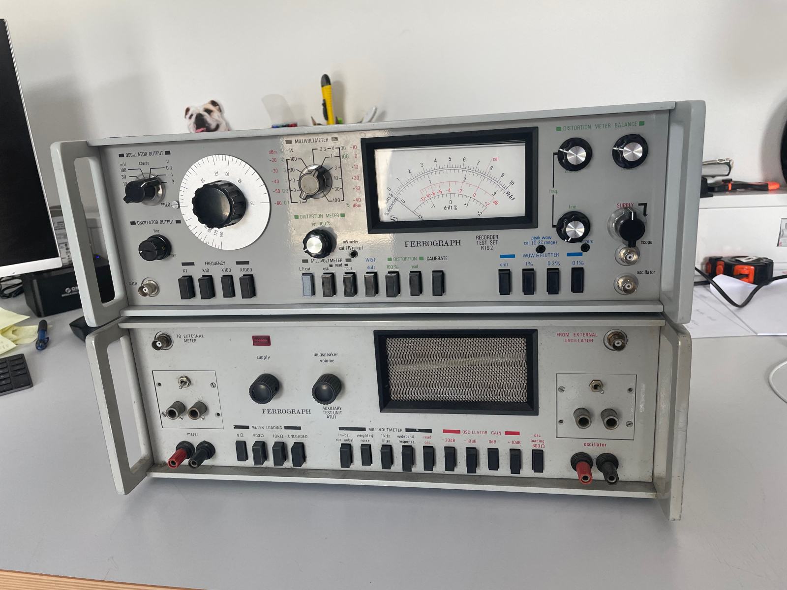 Ferrograph RTS-2 recorder test set and Auxiliary Test Unit