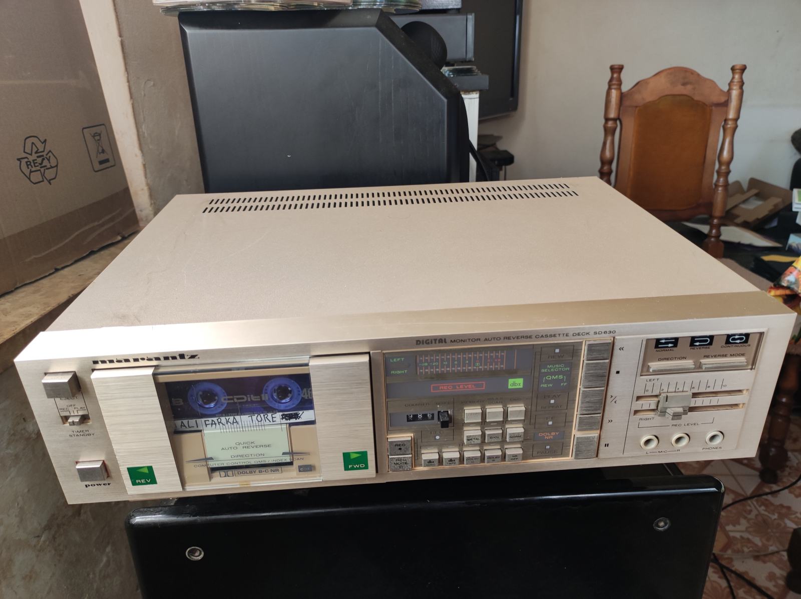kasetar marantz sd 630 avto revers tri glave dva motorja