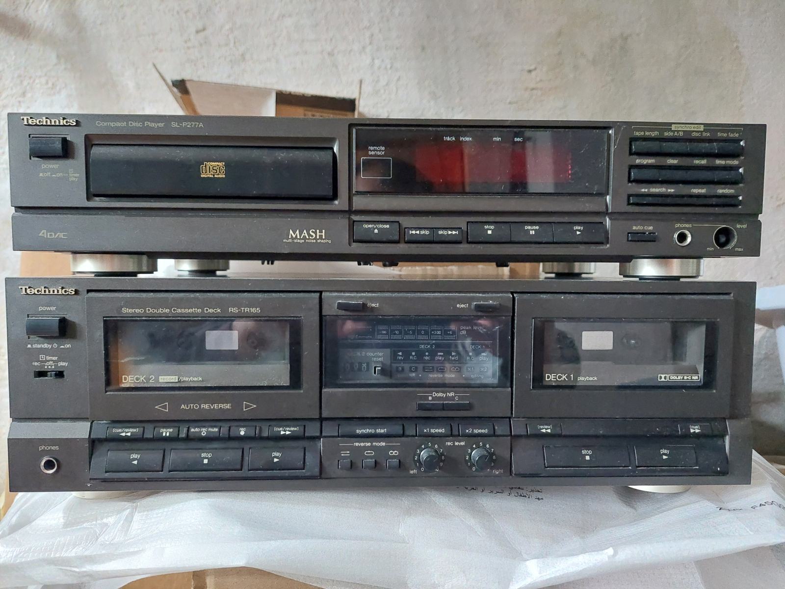 Technics RS-TR165 (dvojni kasetofon)