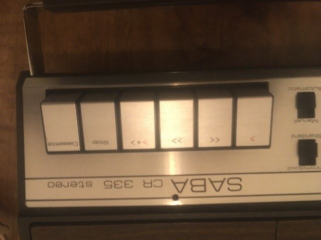 SABA CR 335 stereo kasetofon - v dobrem stanju