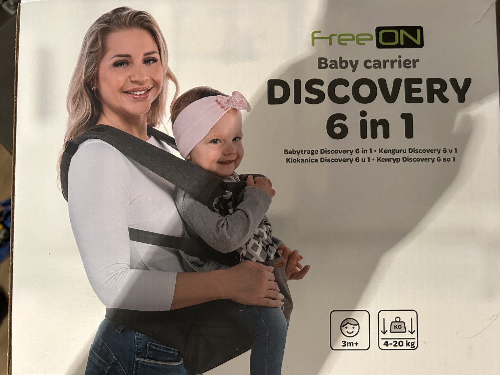 Nosilka Freel ON Baby carrier DISCOVERY 6 in 1
