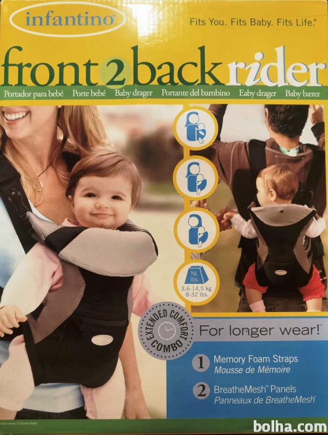 Kengurujček Infantino front2back rider