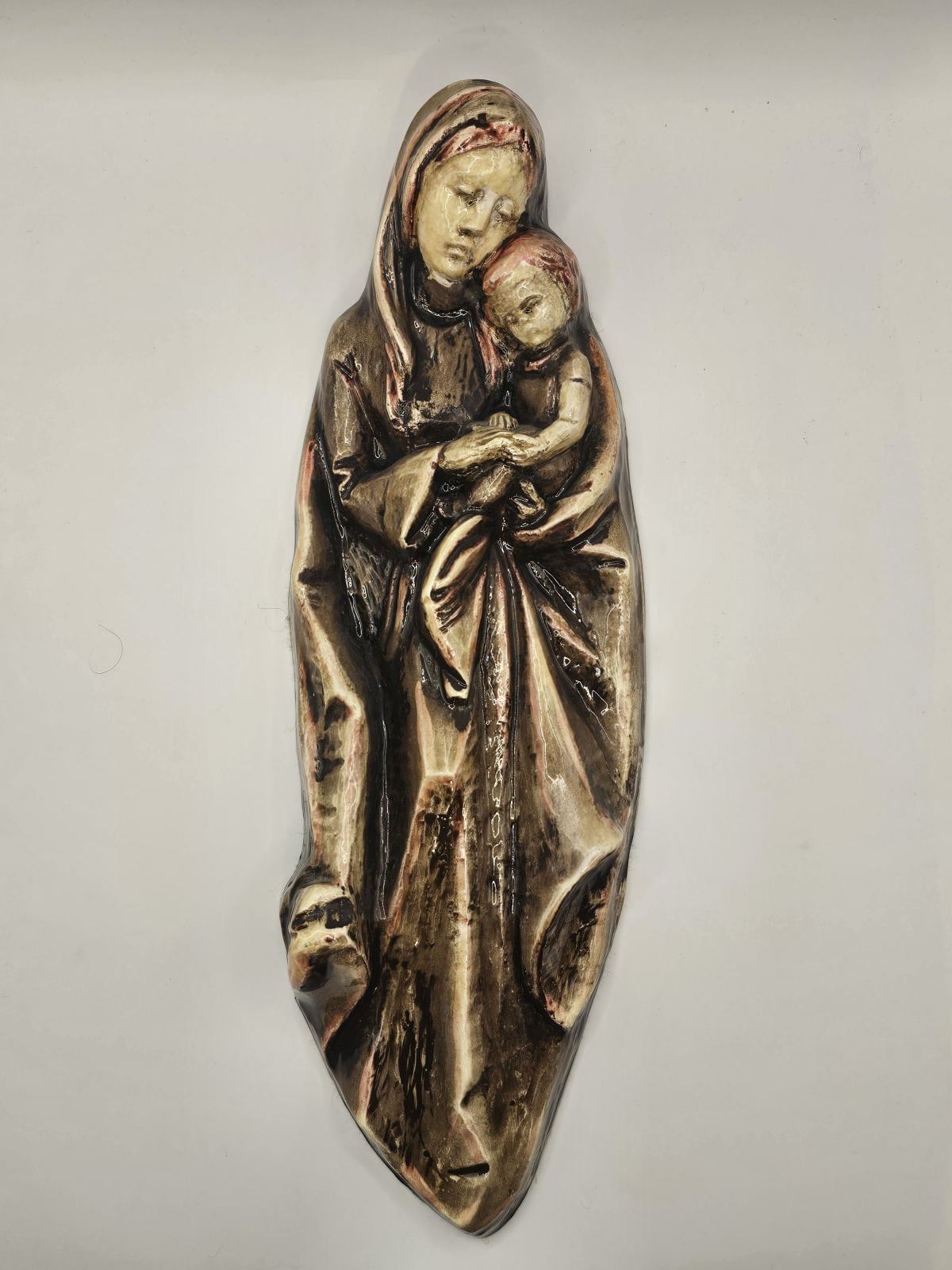 Stenski kip Marije z Detetom (34 cm)
