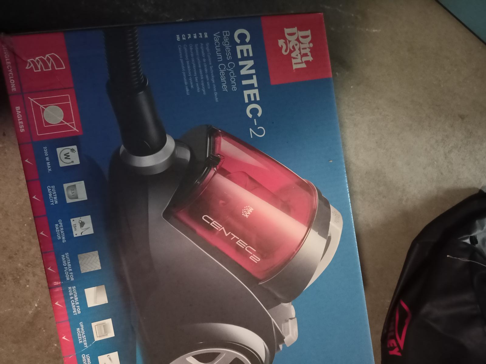 Dirt Devil brez vrečke Centec 2