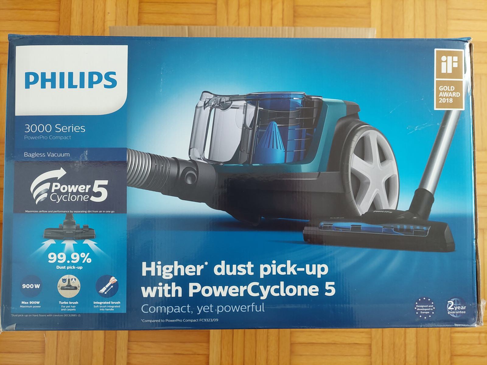Prodam sesalec Philips PowerPro Compact Sesalnik brez vrečke FC9334/09