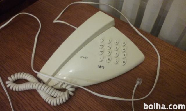 Stacionarni telefon Iskra Comet bel-krem